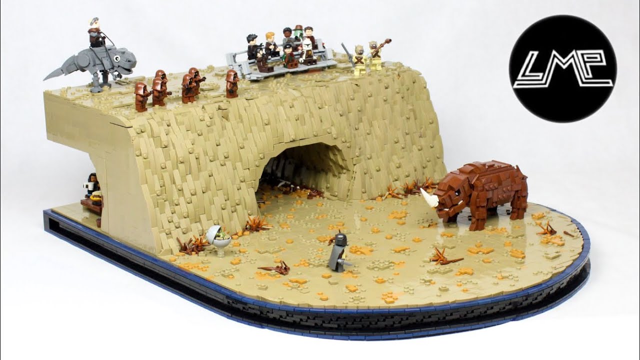 LEGO Star Wars The Mandalorian Vs The Mudhorn MOC | The Mudhorn Den ...