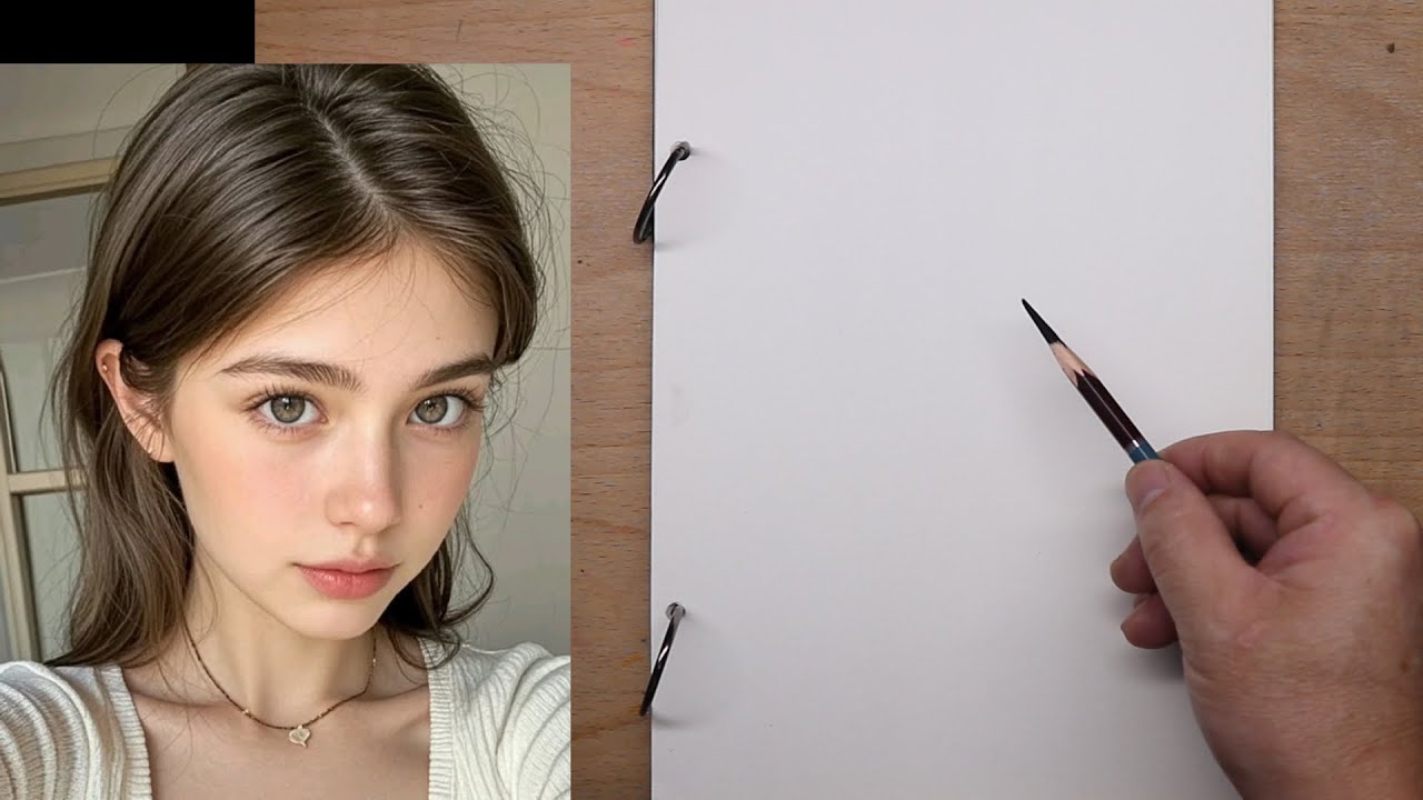 how to draw a realistic face | Portrait Drawing Tutorial - YouTube