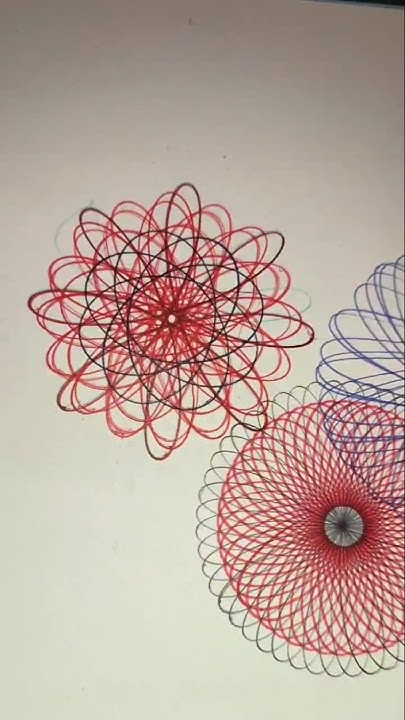 The spirograph I enjoyed spirograph in my childhood #ytshorts #art # ...