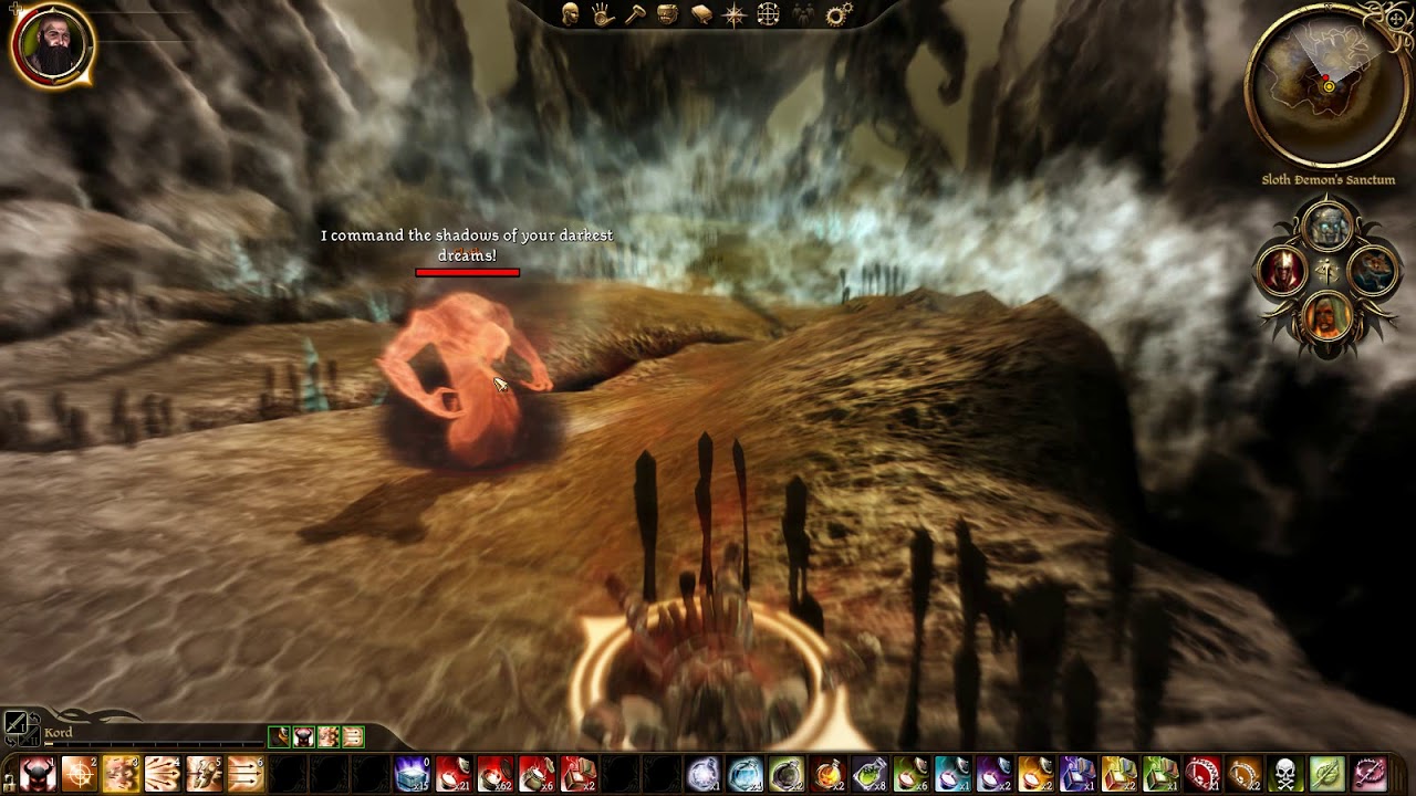 Dragon Age Origins: Solo warrior archer (Nightmare) #04 - Sloth Demon ...