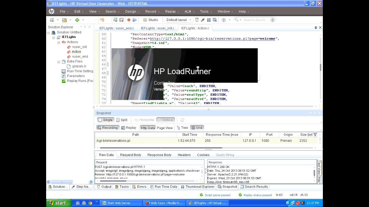 Load Runner Part 2 - Controller - YouTube