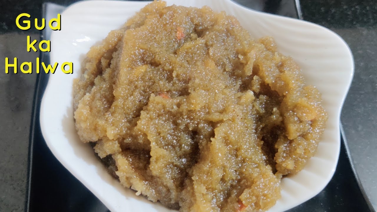 बिना चीनी बनाये सूजी का हलवा GUR KA HALWA RECIPE SUJI HALWA GUR SUJI ...
