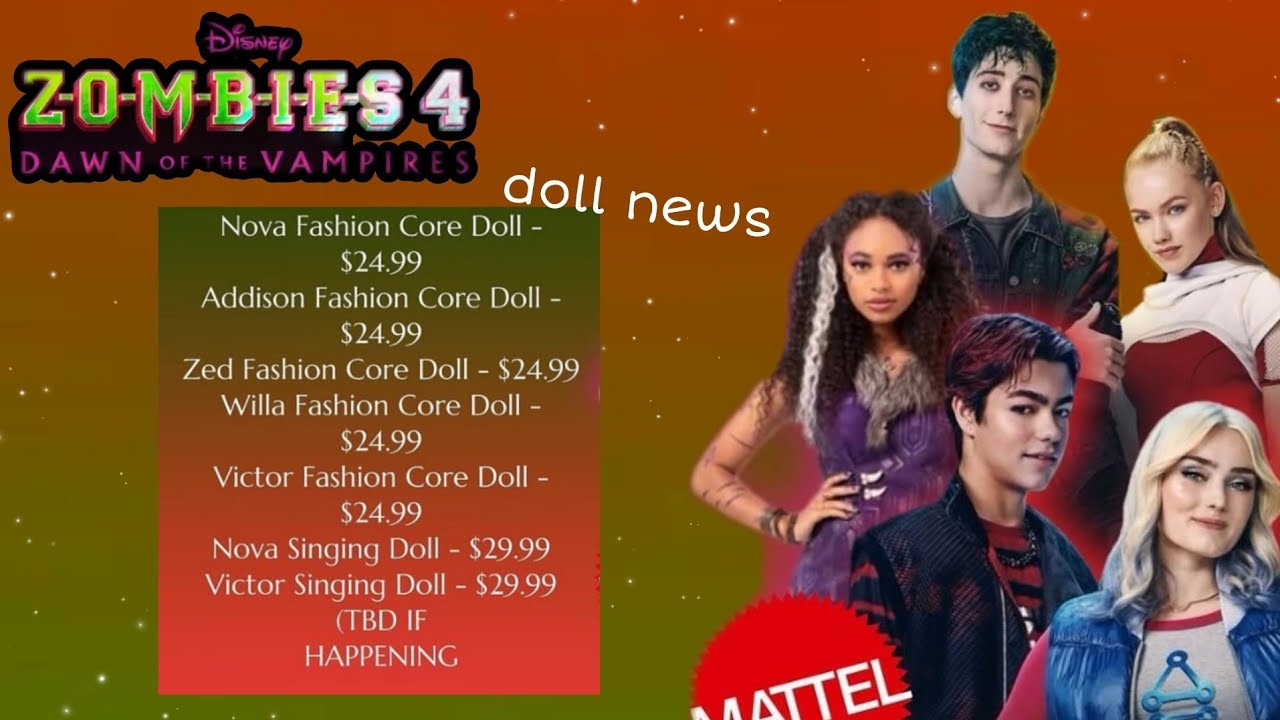 Disney Zombies 4: Dawn of the vampires dolls are happening! | Doll Chat ...