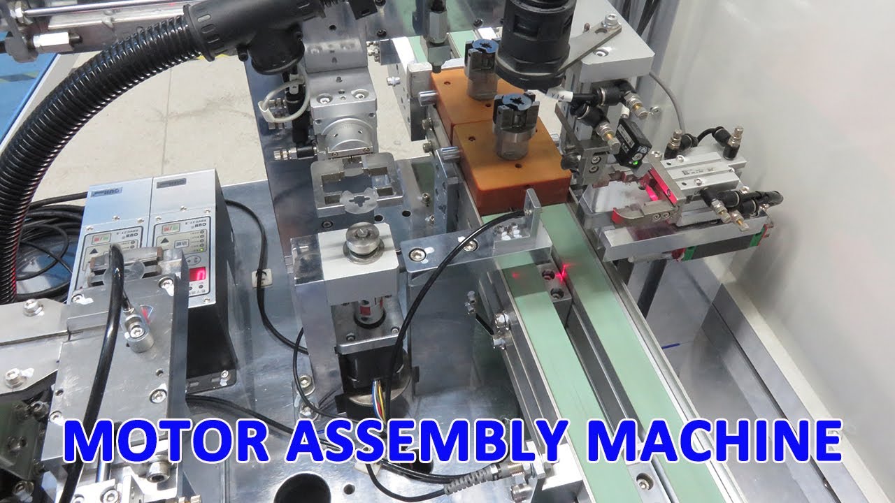 Micro Motor Autoamtic Assembly Machine - YouTube