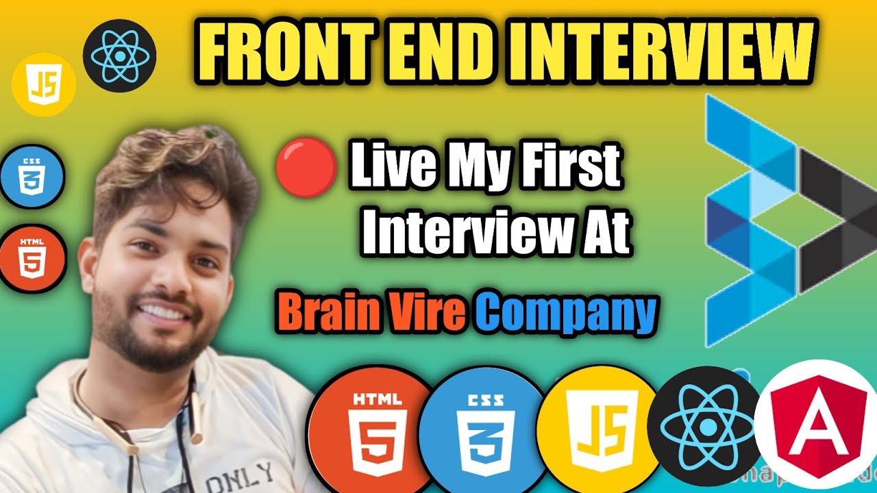 Interview Technical Round | First Interview In Brain Vire Company | 🔥 @CodeDynamo2456 #interview ...