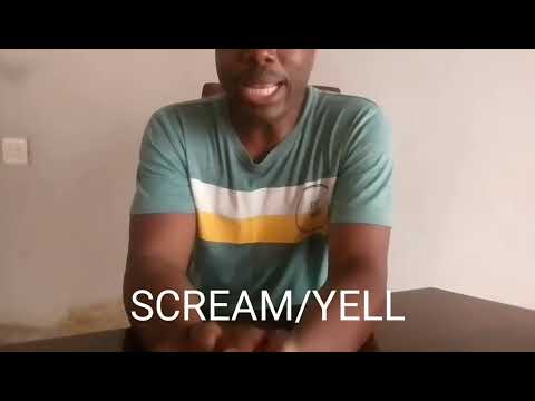 Video Demonstration: Scream /Yell (Verb) - YouTube