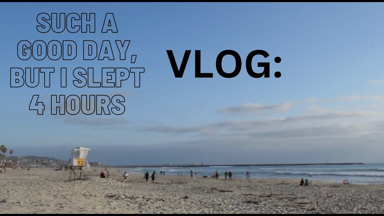 such a good day, but I slept 4 hours - YouTube