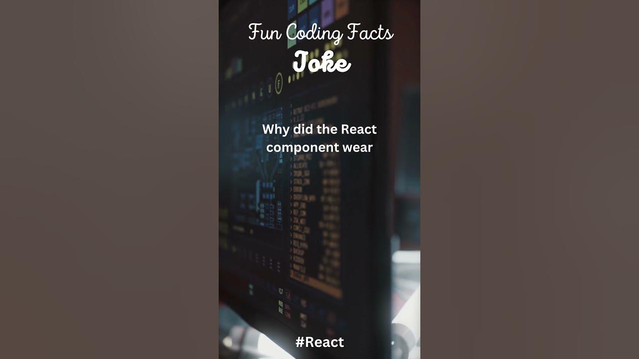 Reactjs Programming Joke Programming Reactjs Javascript Programmingjokes Youtube