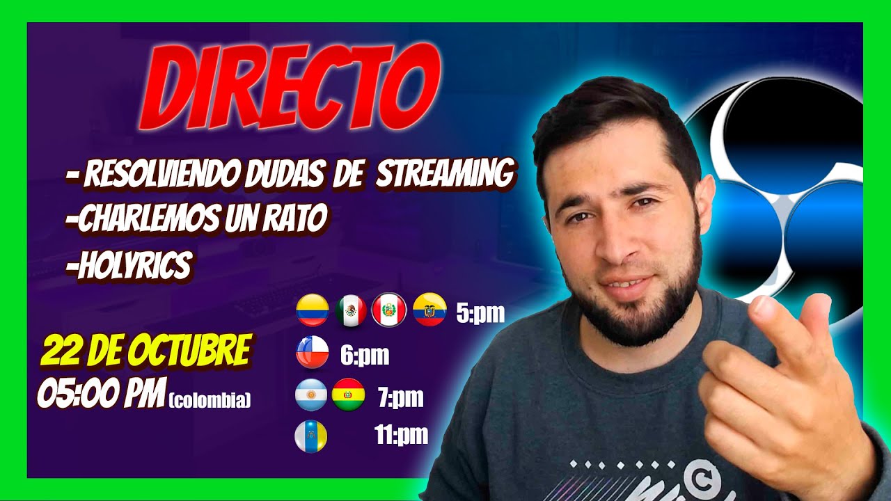 Como Transmitir HOLYRICS en OBS - NUEVO Css Para Holyrics 🔔🔔 - YouTube