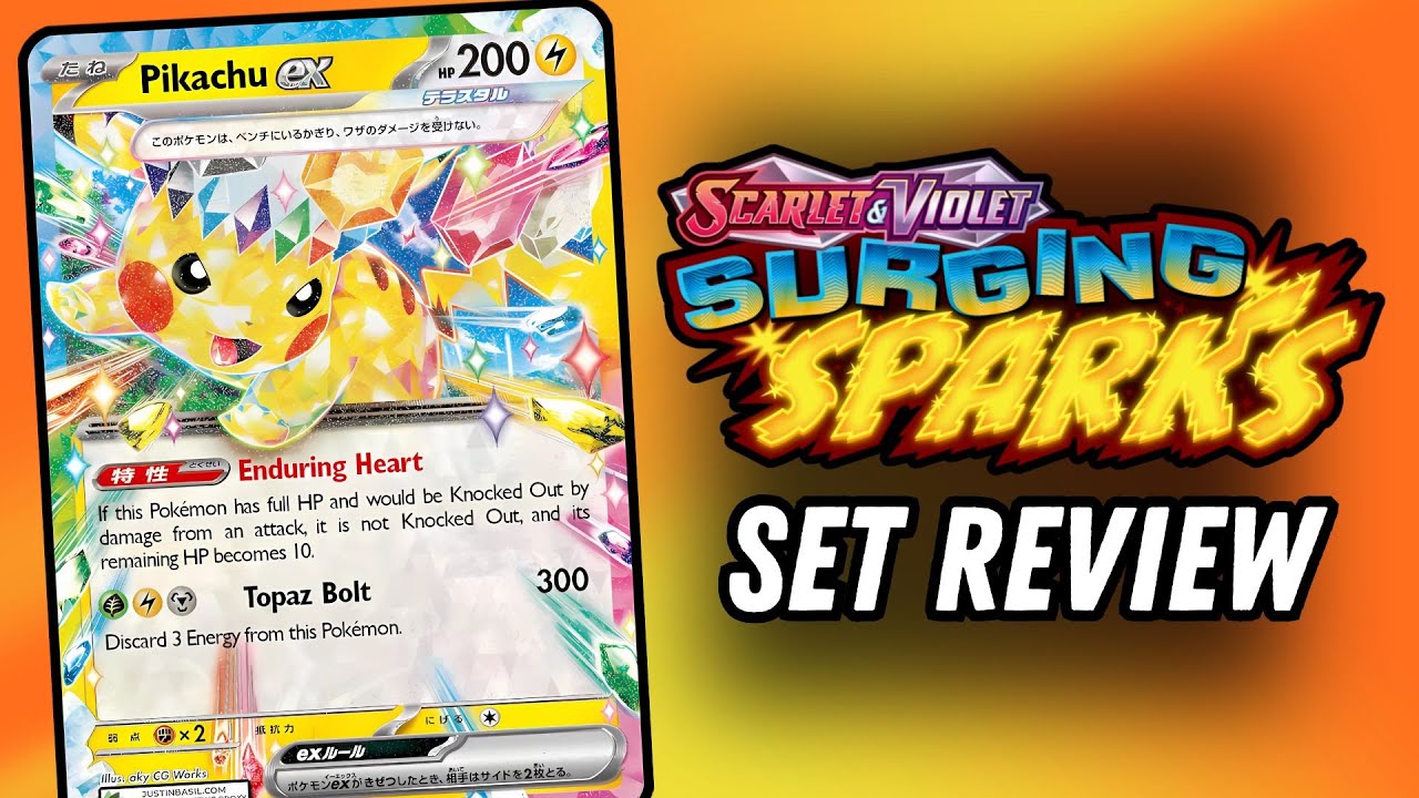 Surging Sparks Pokemon TCG Set Review - YouTube