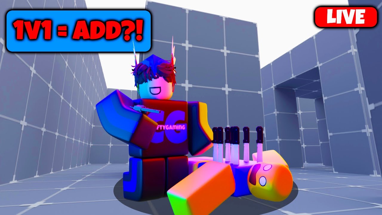 1v1 For ADD?! (@karful 1v1 me) + RANKING YouTubers.. | Roblox Rivals ...