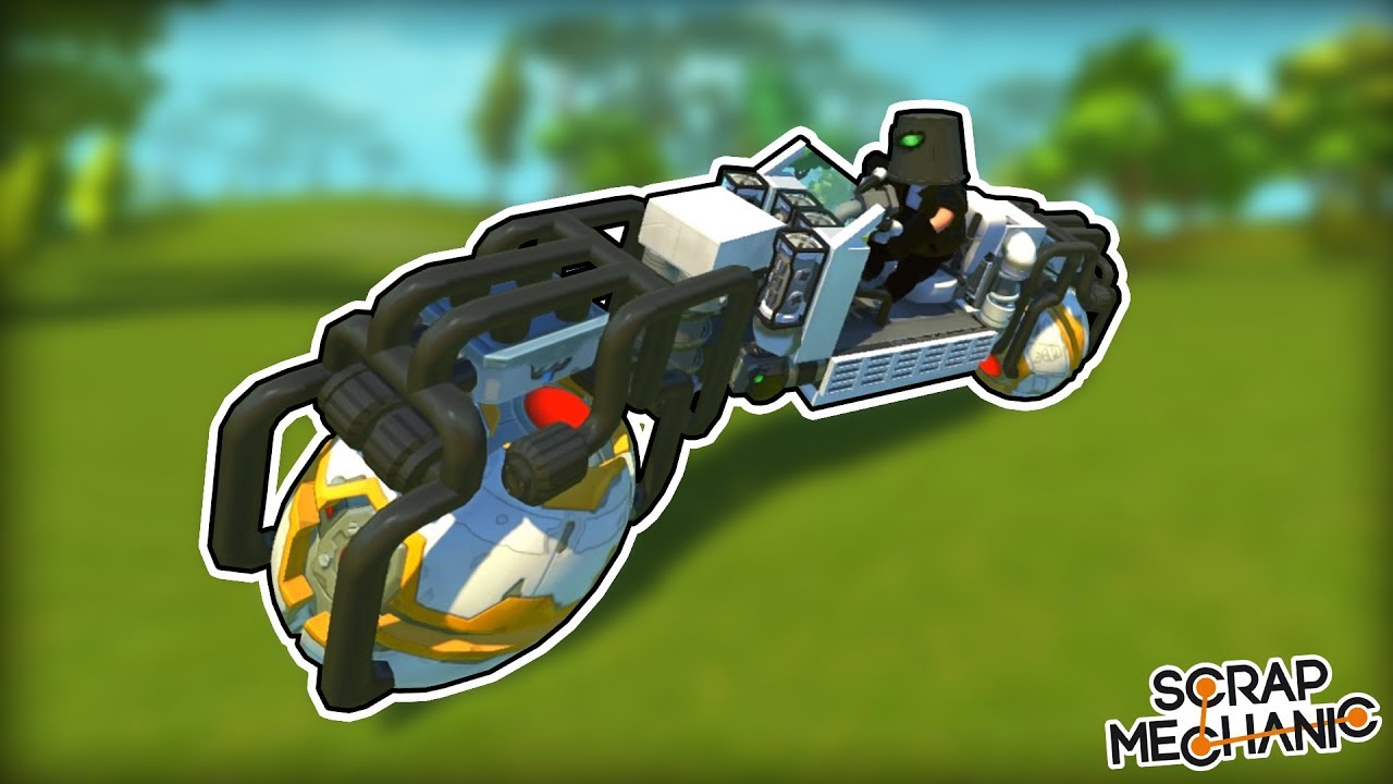 BALL Wheels Motorbike with Strafe Control! (Scrap Mechanic Gameplay ...