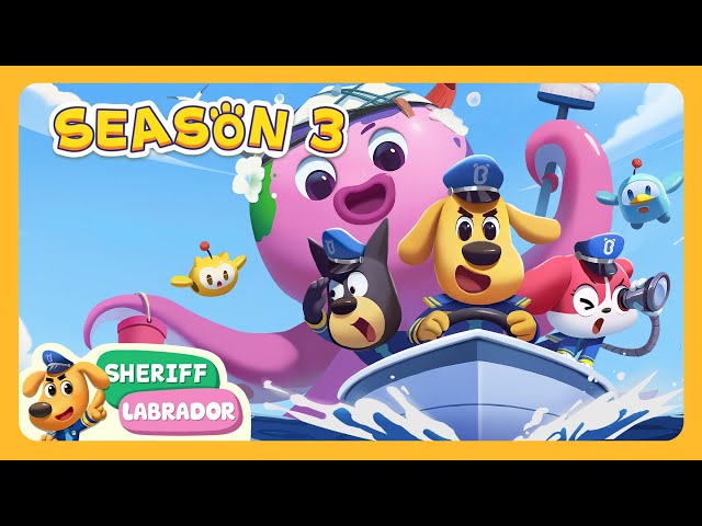 🔴LIVE | Sheriff Labrador Season 3 All Episodes | Kids Cartoon | Safety ...