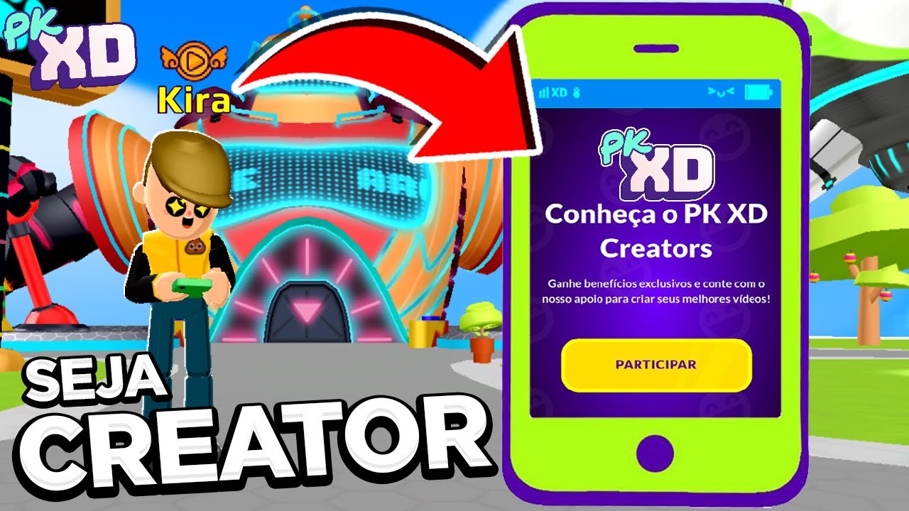 COMO SER CREATOR NO PK XD E COMO FUNCIONA - YouTube