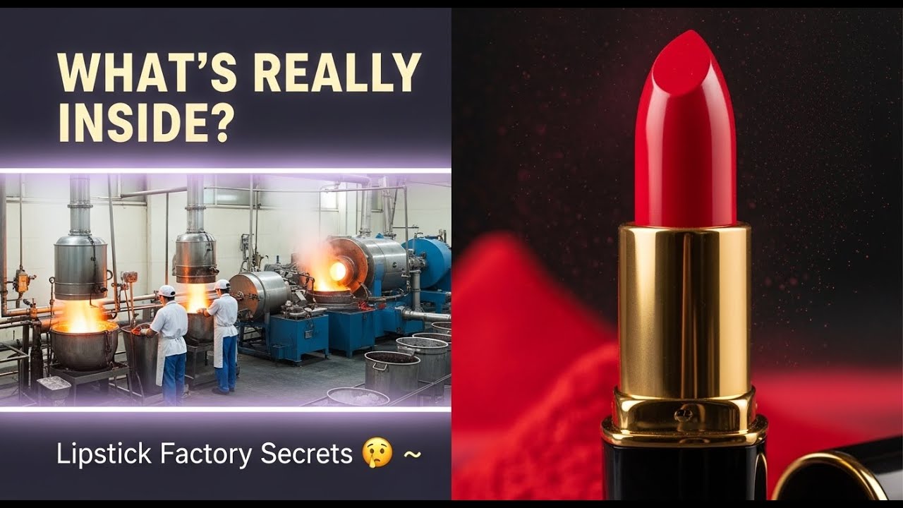 How Lipstick Is Made in Factories 😲 | What’s Really Inside Your ...
