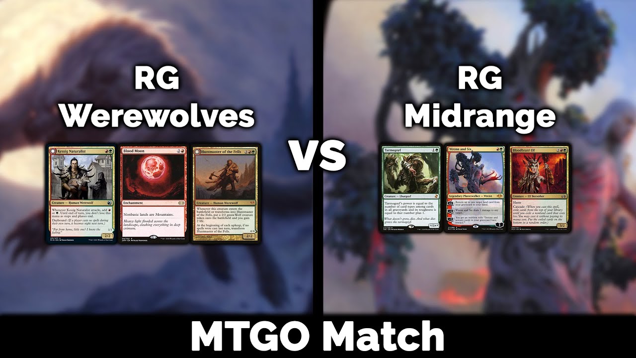 MTG Modern: RG Werewolves vs Gruul Midrange - Magic: The Gathering ...