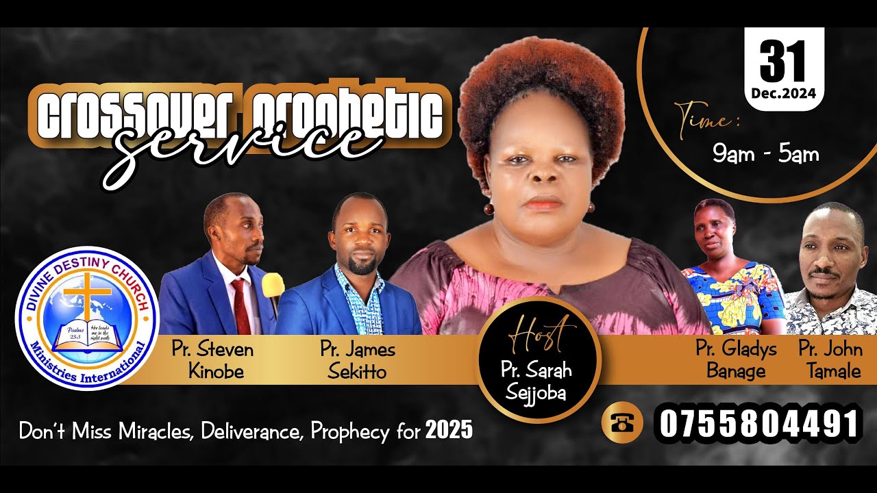#CROSSOVER OVERNIGHT #PR. SARAH SEJJOBA 31-12-2024 - YouTube