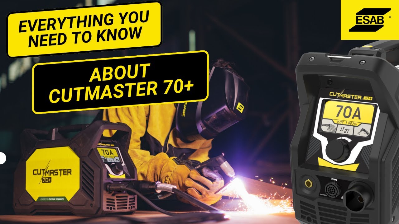 Live Plasma Cutting with ESAB Cutmaster 70+. Get to Know our Latest ...