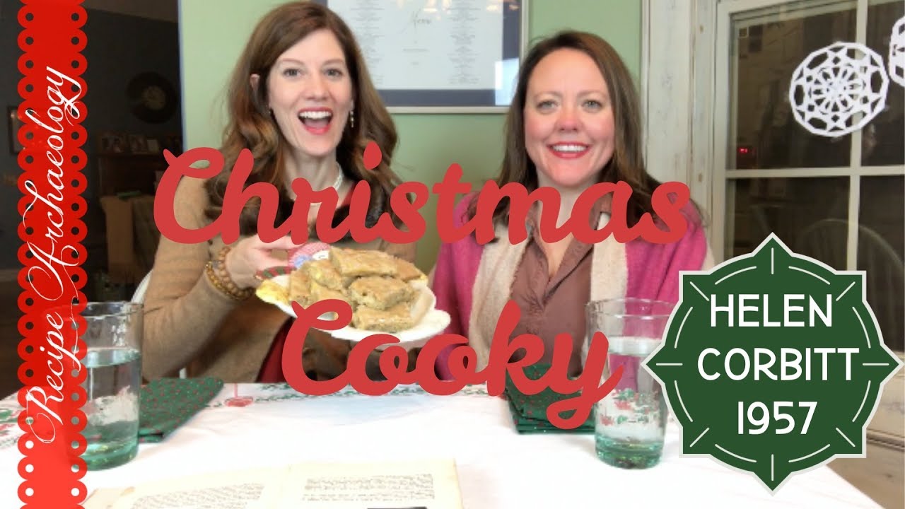 Christmas Cooky - 1957 Helen Corbitt Cookbook recipe - YouTube