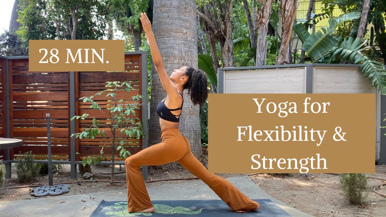 Yoga for Flexibility & Strength | 28 Min. Intermediate Flow - YouTube