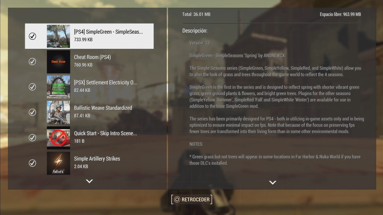 Fallout 4 mods Load Order (Orden de Carga) explicado en español Ps4 ...