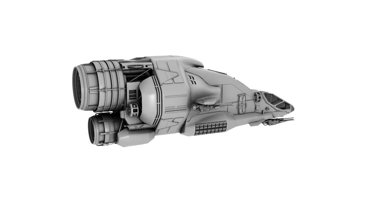 Star Citizen - Drake Herald Turntable WIP - YouTube