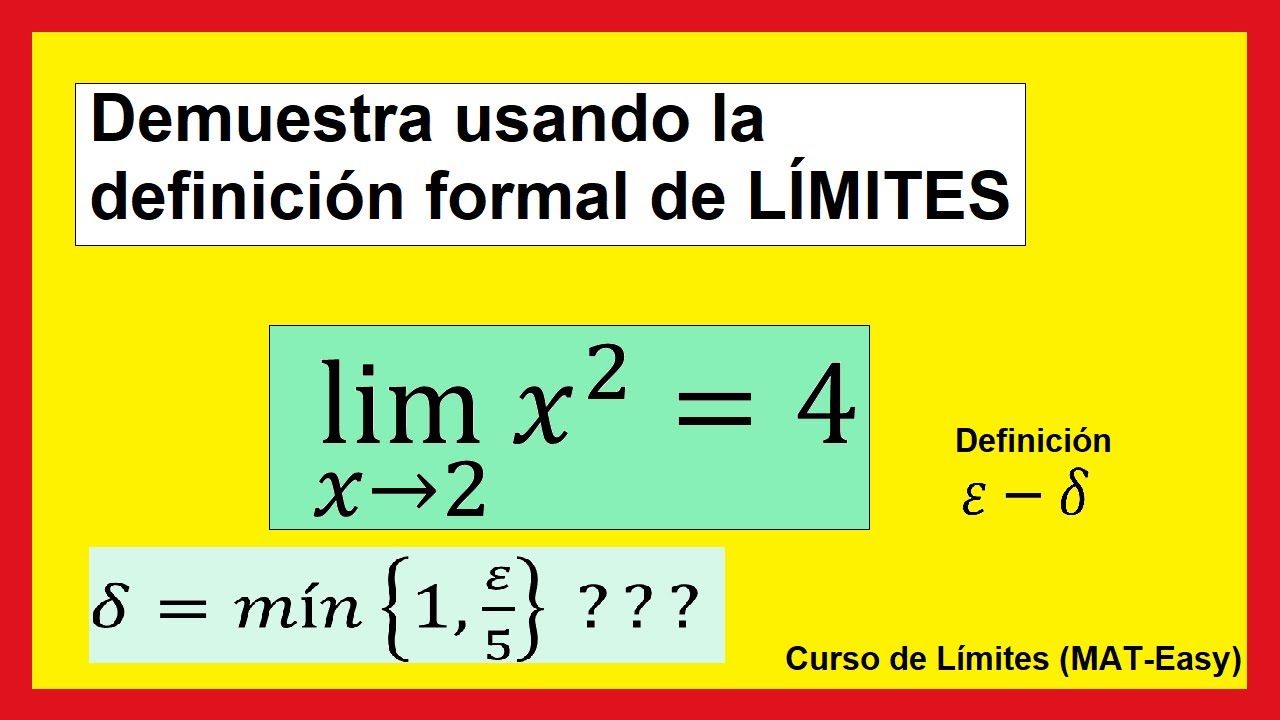 Definición de LÍMITE || Problema 2 - YouTube