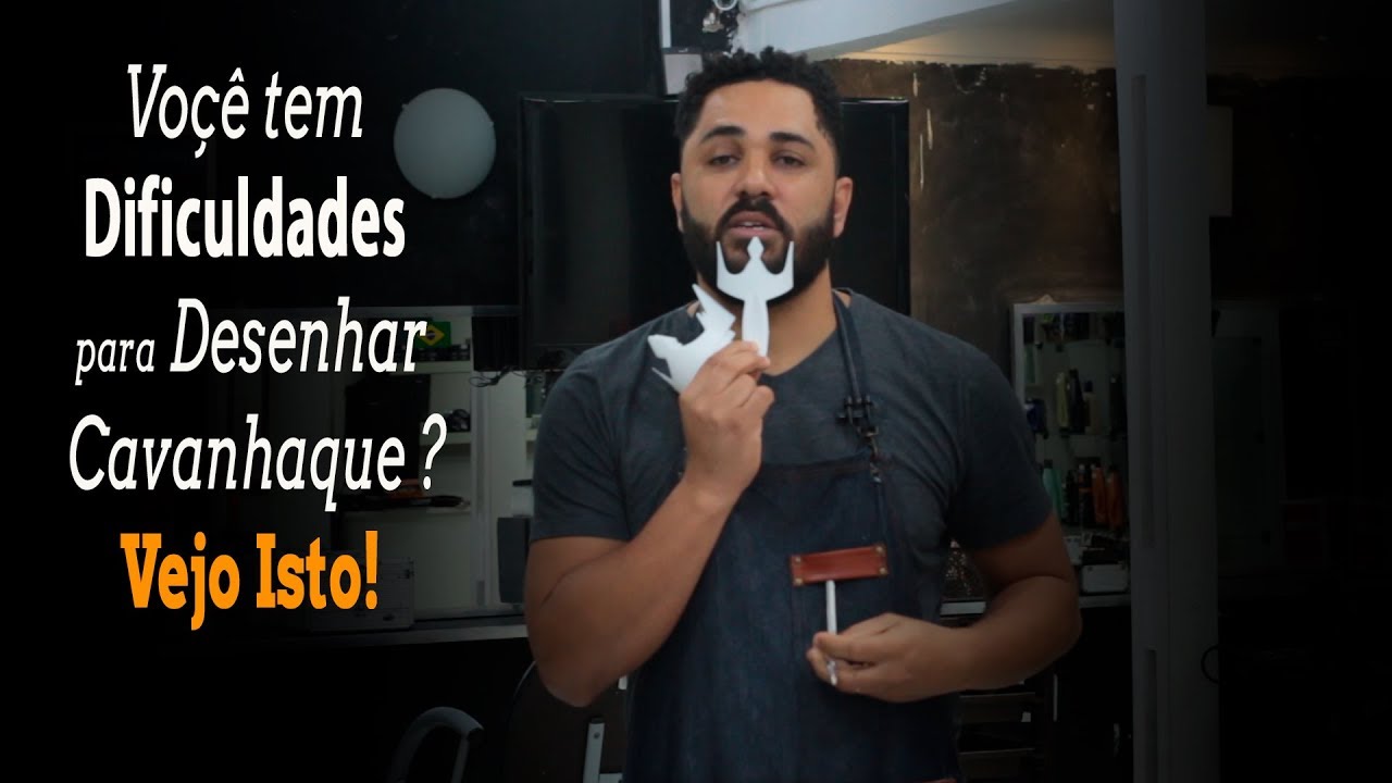Como Fazer Barba Alinhada Profissional Moldes para Barba e cavanhaque ...