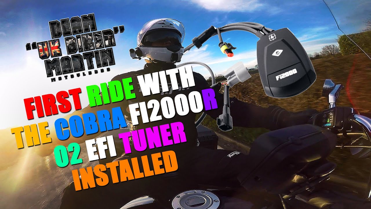 First ride with the Cobra FI2000R O2 EFI Tuner installed on XVS 1300 ...