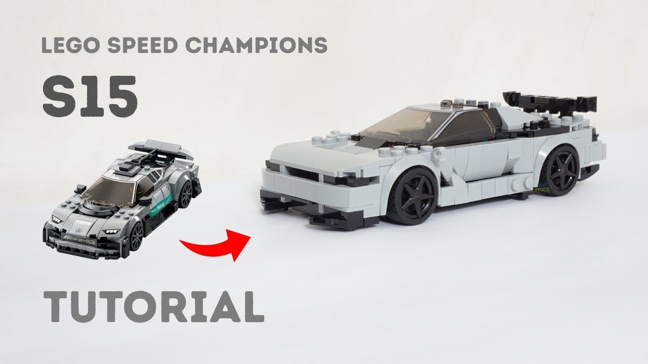 Tutorial - Nissan Silvia S15 | Lego Speed Champions 76909 Alternate ...