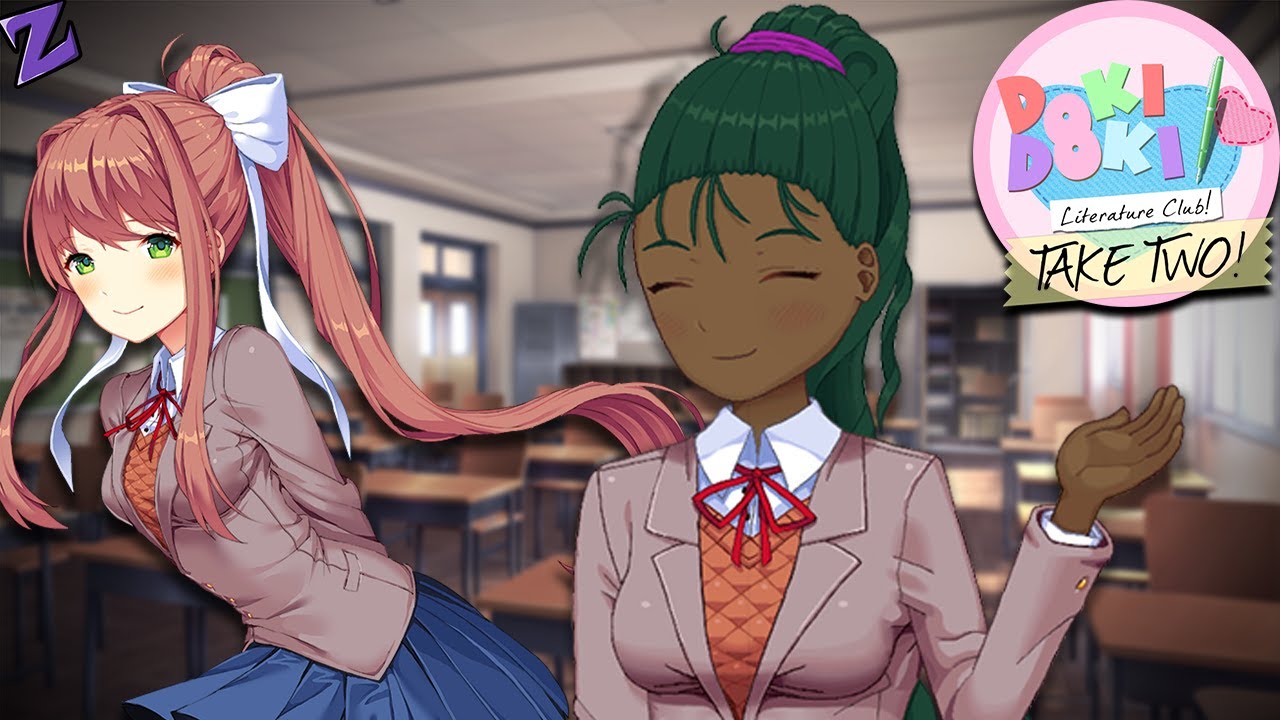 Dancing around the clubroom. | DDLC Take Two! - Part 19 - YouTube