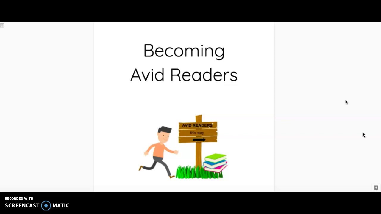 Becoming Avid Readers Welcome Video - YouTube