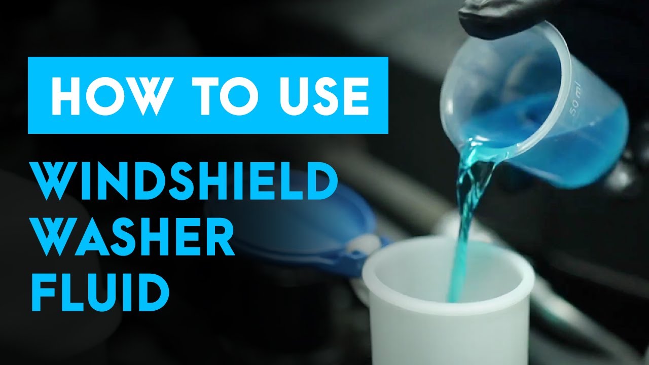Learn how to keep your windshield clear with Washer Fluid Concentrate ...
