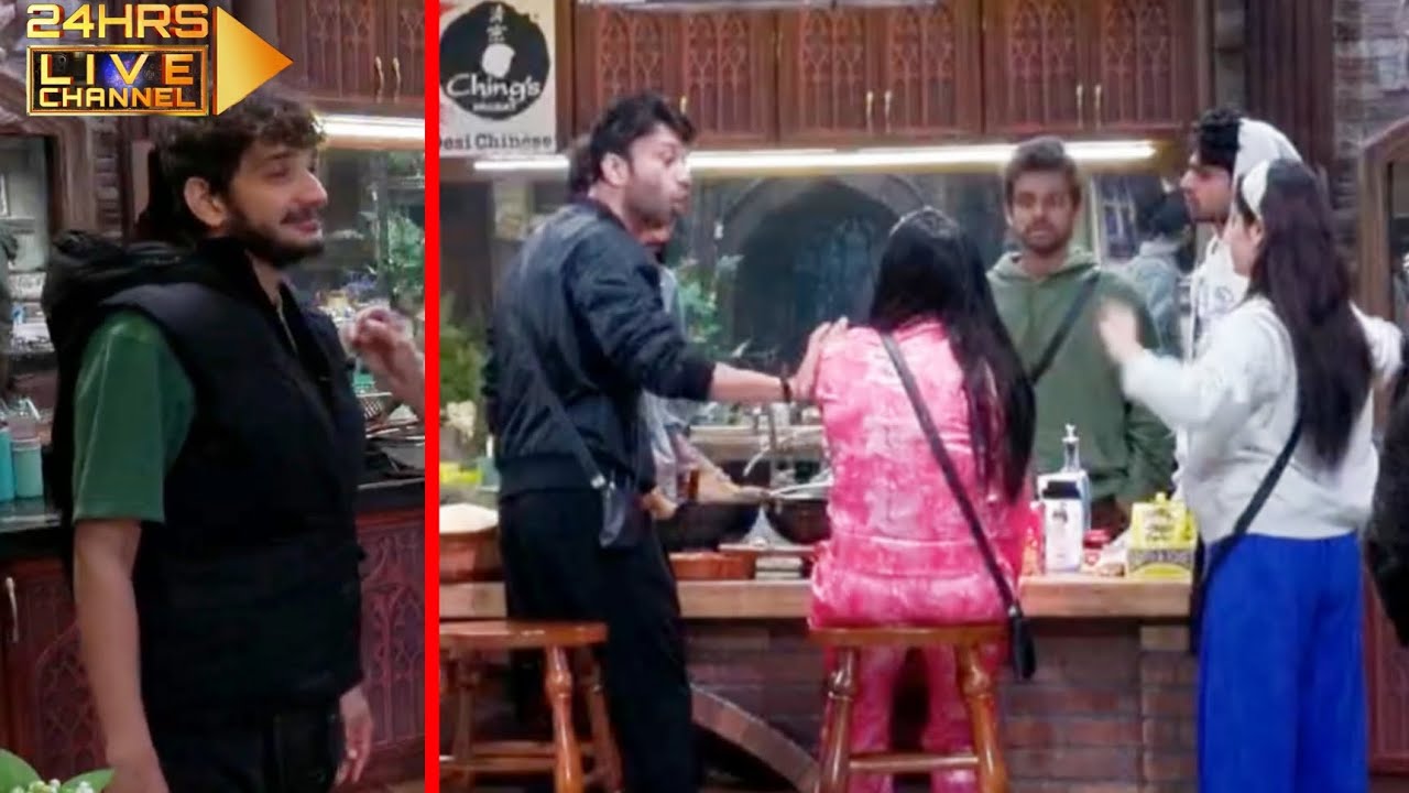 Bigg Boss 17 Live Sana Khan Aur Vicku Ki Fight Mai Kudi Mannara Chopra ...