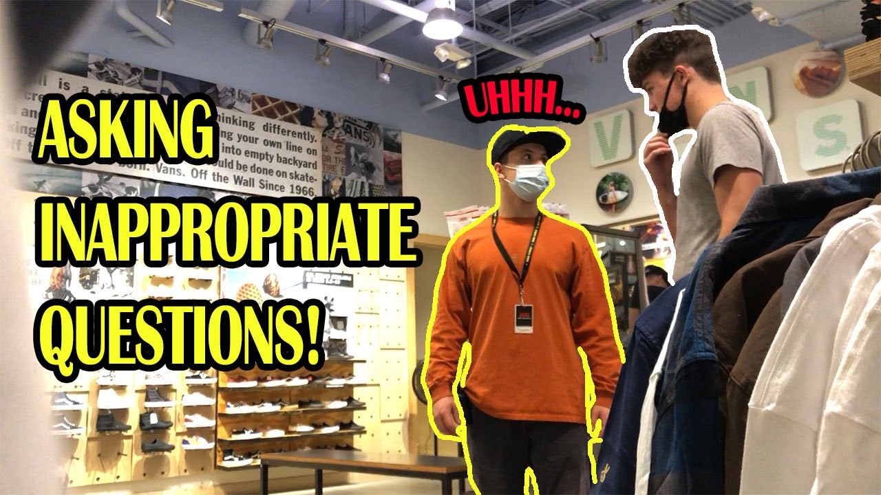 ASKING INAPPROPRIATE QUESTIONS PRANK! - YouTube