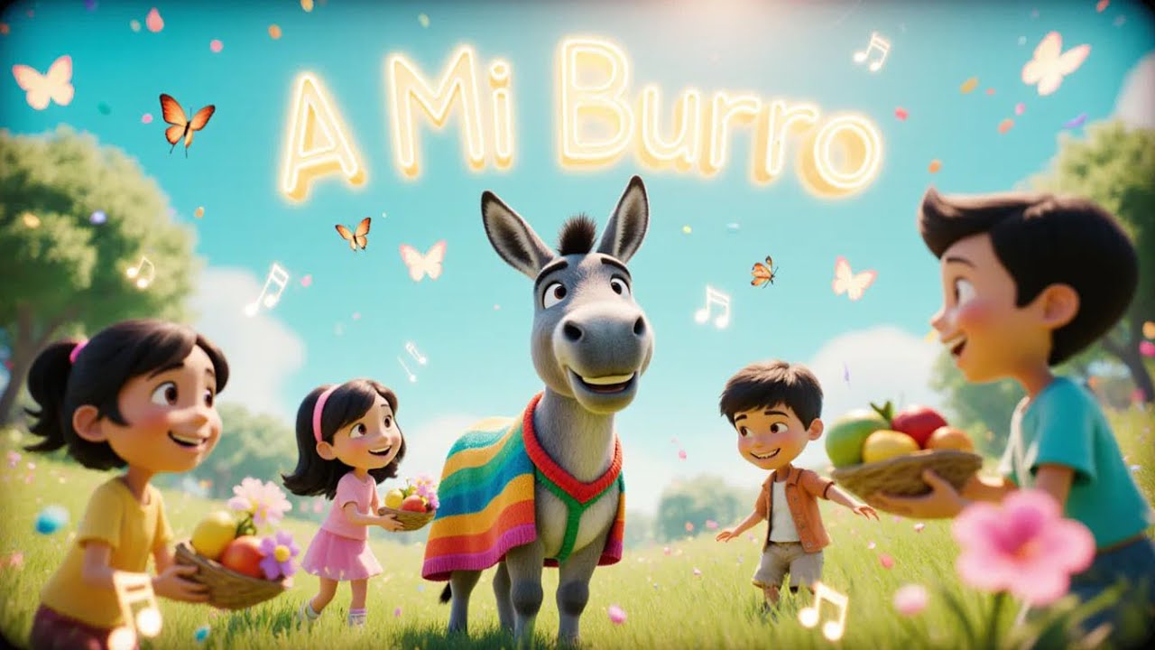 A Mi Burro 🫏 Canción Infantil | Música Mágica Infantil - YouTube