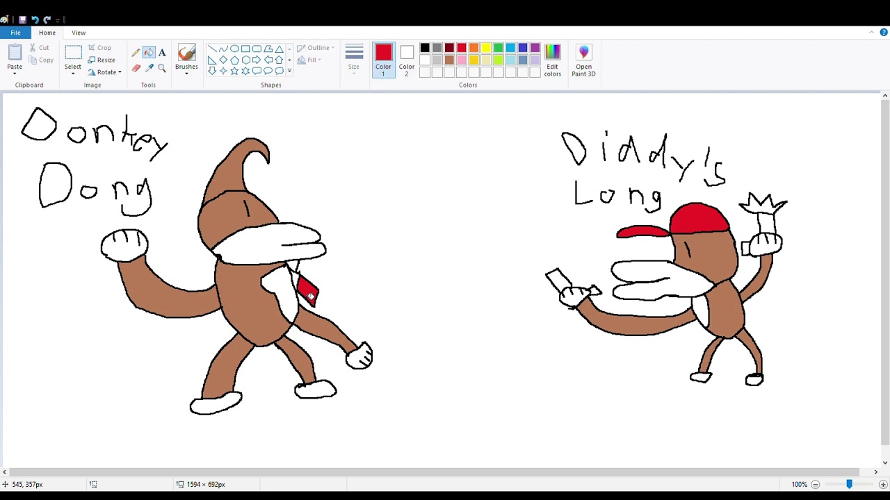 Donkey Dong Speed Draw - YouTube