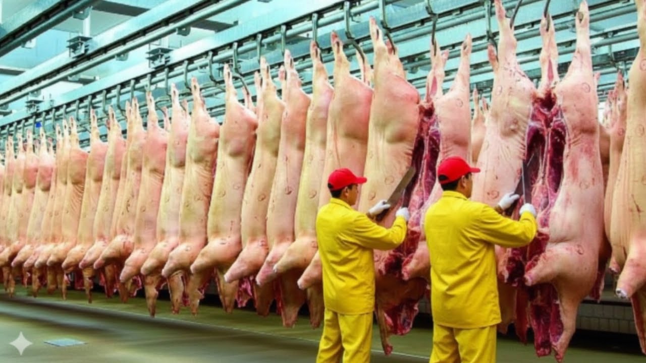 Inside the Modern Pork Factory Pork Meat Mass Production Full Process ...