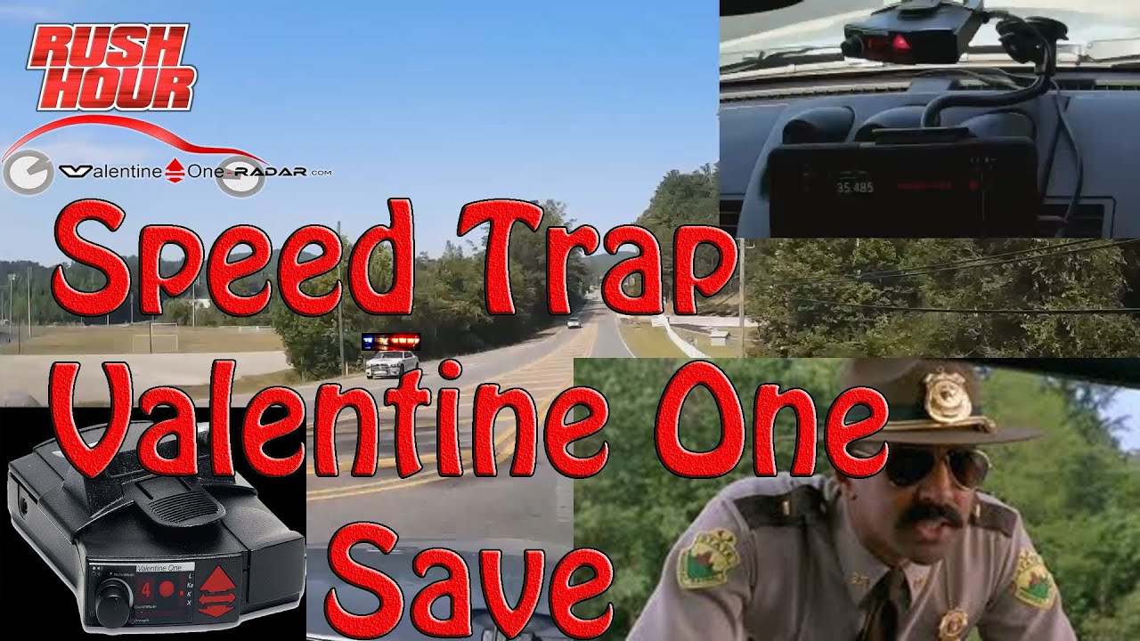 Police Speed Trap - Save - Valentine One Radar Detector - KA 35.5 - YouTube