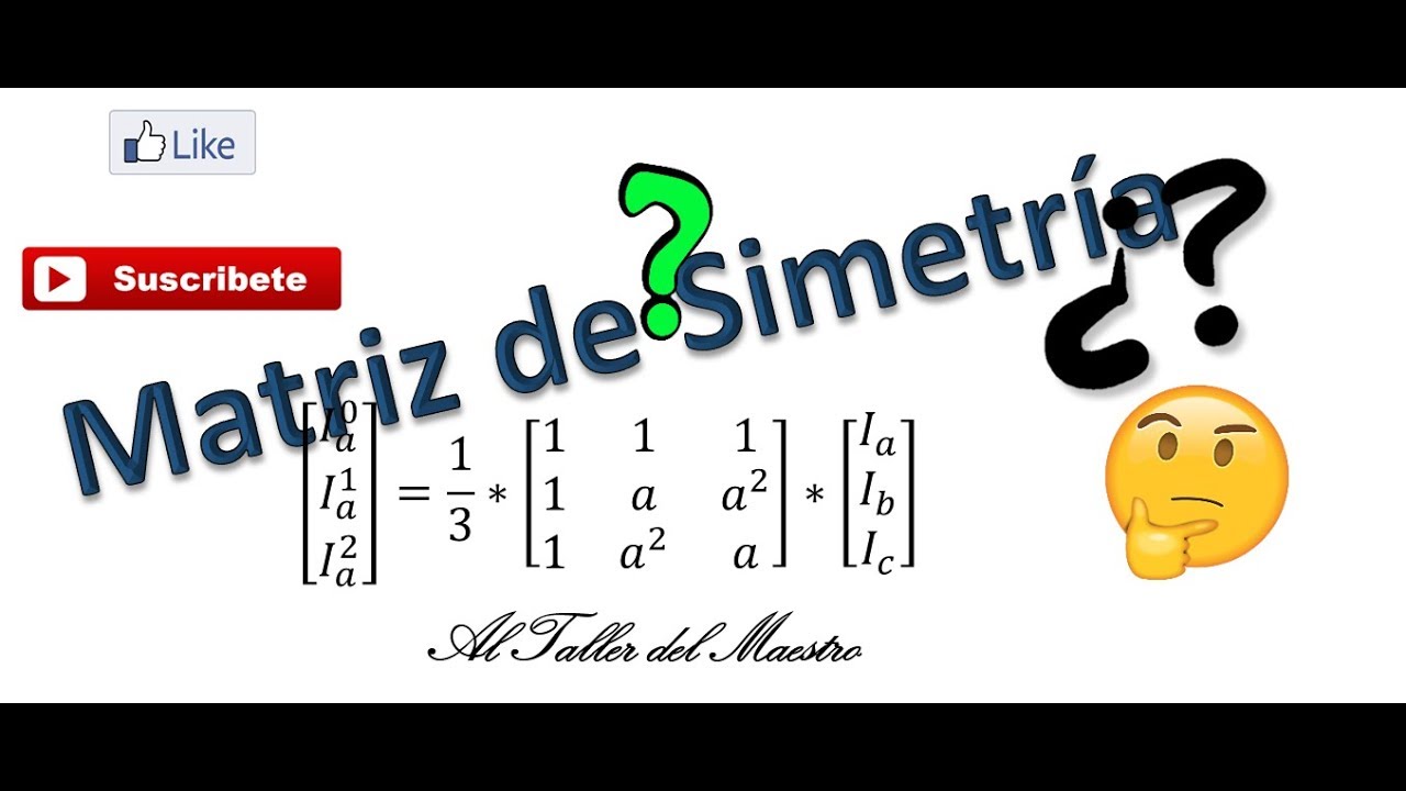 Demostracion de la matriz inversa de simetria - YouTube