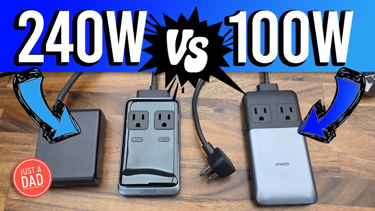 Anker 240W Prime 8-in-1 A91B2 vs Anker 727 100W COMPARISON - YouTube