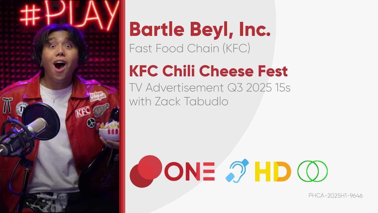 KFC Chili Cheeze Fest TV Ad Q3 2025 15s with Zack Tabudlo (Philippines ...