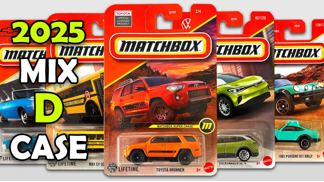 Showcase - 2025 Matchbox Mix D Case Lineups. - YouTube