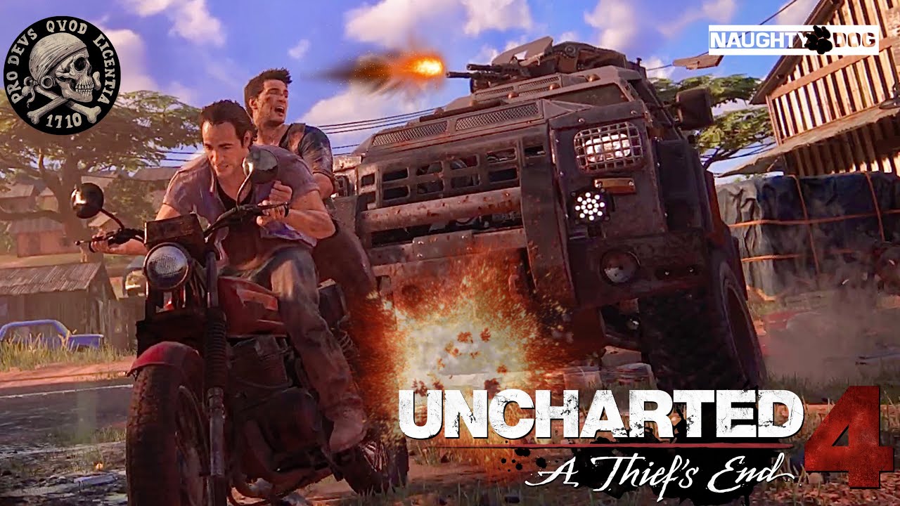 Uncharted 4: A Thief's End - Epic Shoreline Truck Chase! - YouTube