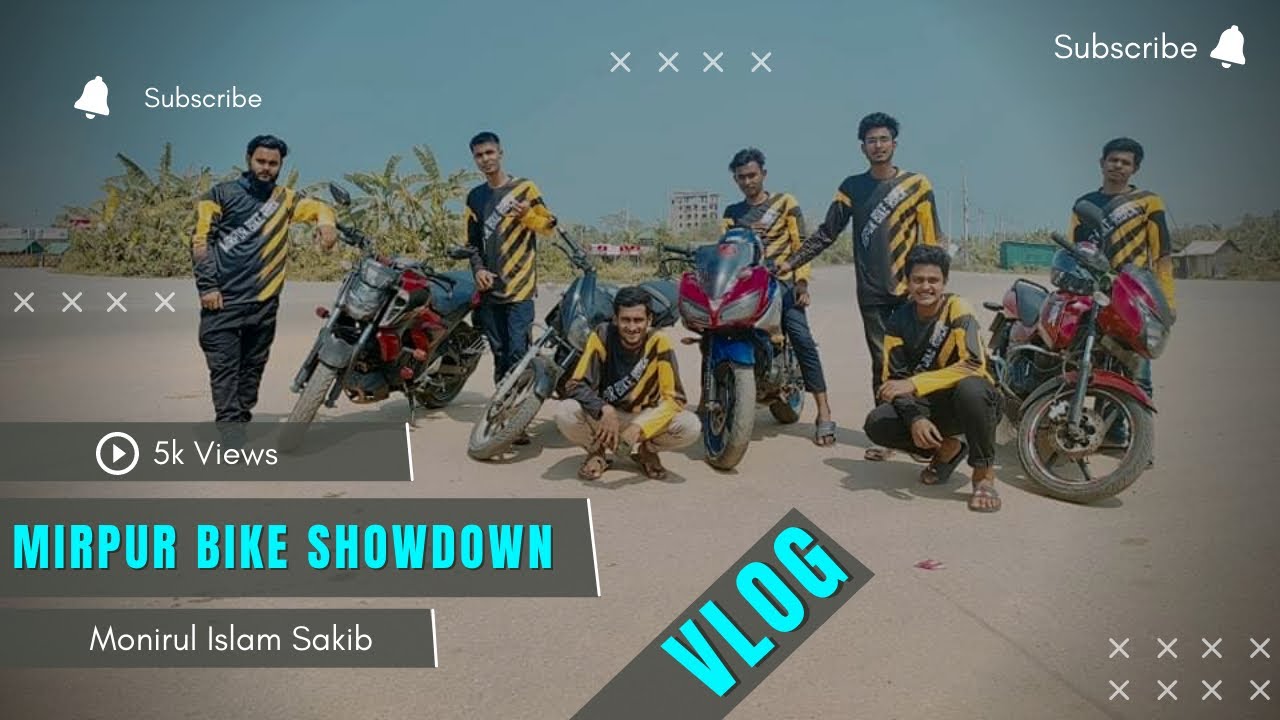 এই প্রথম আমরা Mirpur Bike Showdown করলাম😊| Showdown | Pulser Bike ...