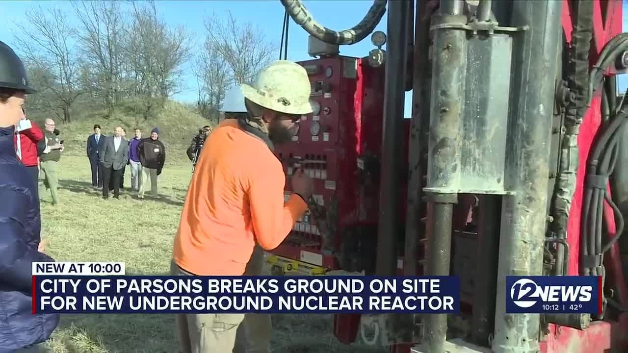 City of Parsons breaks ground on site for new underground nuclear ...