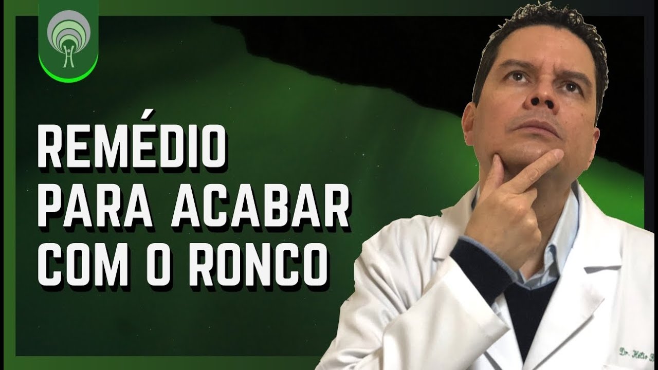 Remédio Para Acabar Com o Ronco - Seria O Fim do CPAP? - YouTube