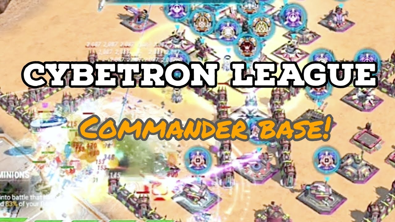 Cybertron league, Commander base! - YouTube