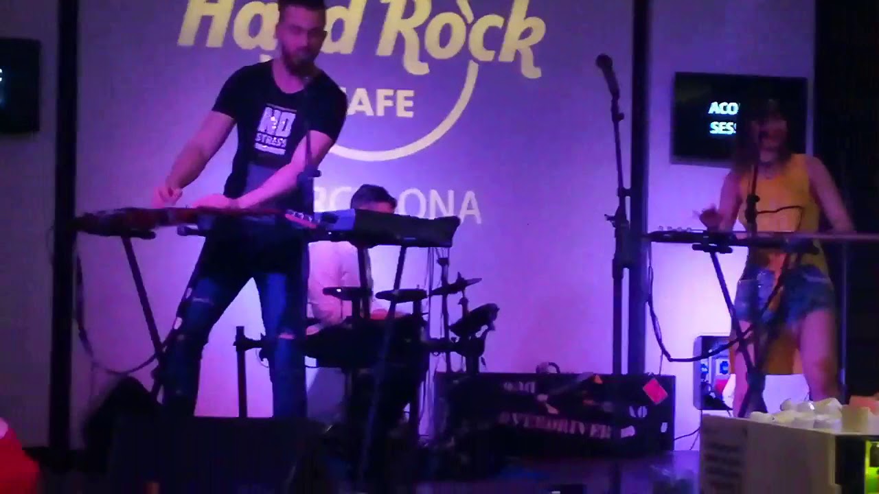OVERDRIVER DUO de gira en Barcelona, Hard Rock Café's show!! - YouTube