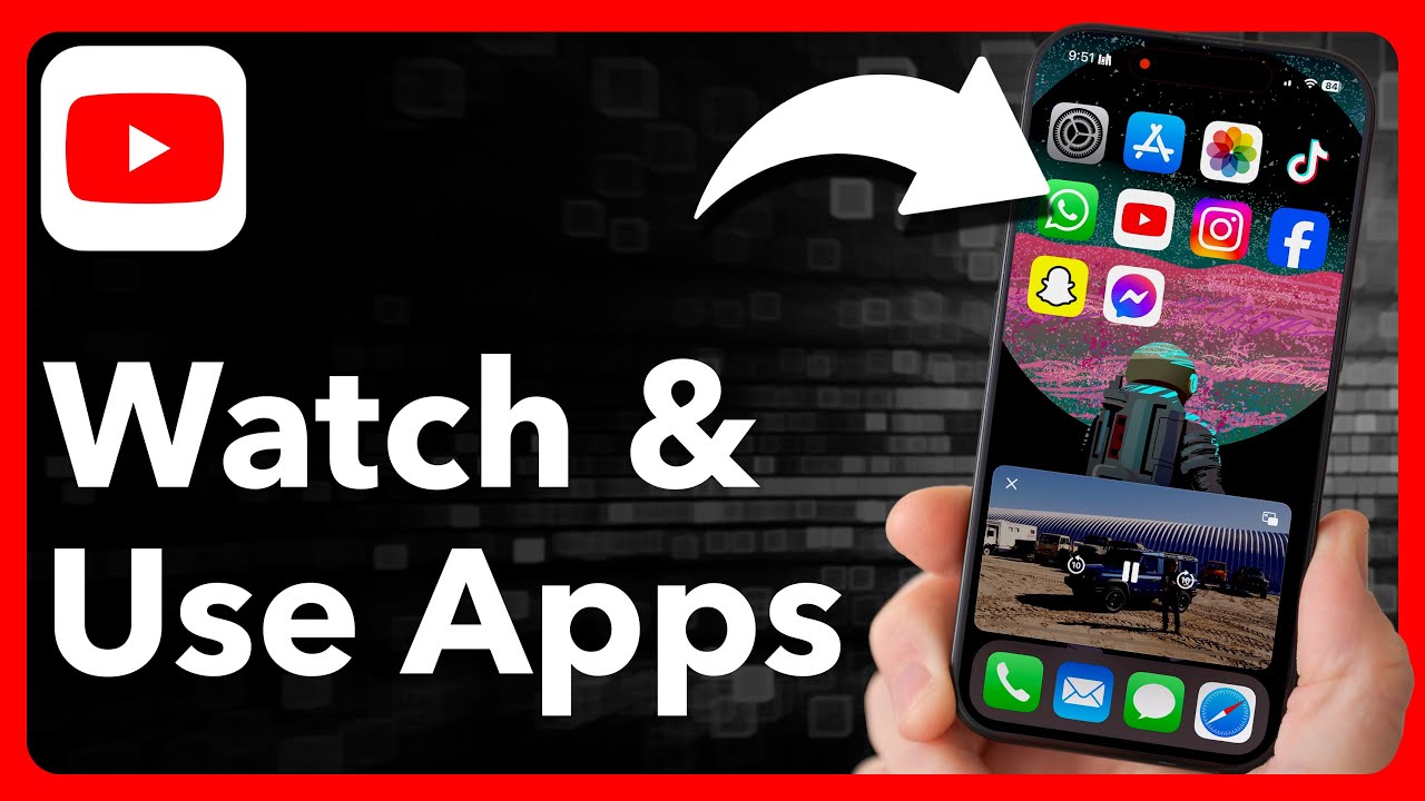 How To Watch YouTube And Use Other Apps On iPhone - YouTube